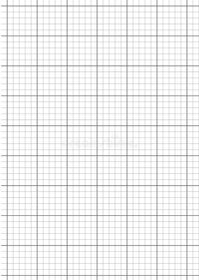 Blank Graph Paper Illustration Stock Illustration - Illustration of ...