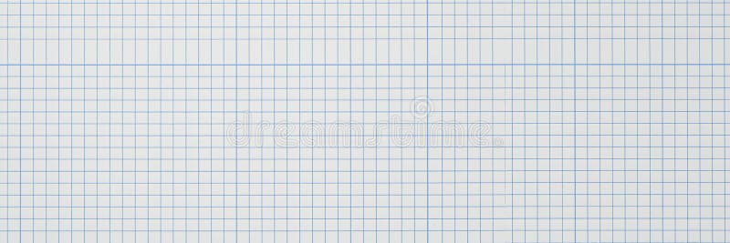 Blank Graph Paper Ready for Sketches and Calculations in a Workspace ...