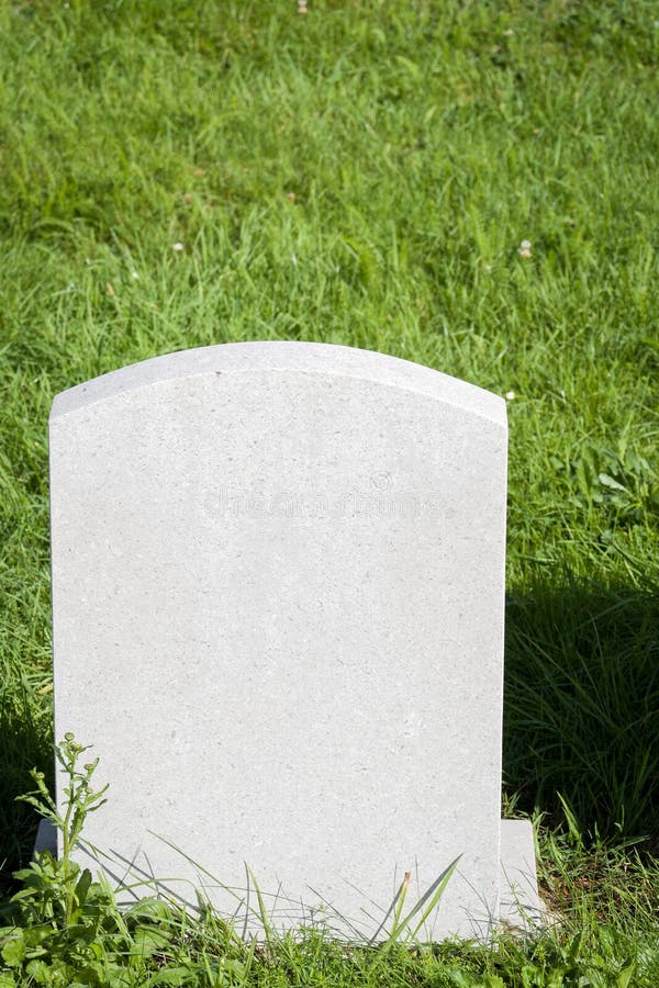 Blank gravestone stock photo. Image of object, tombstone - 10665482