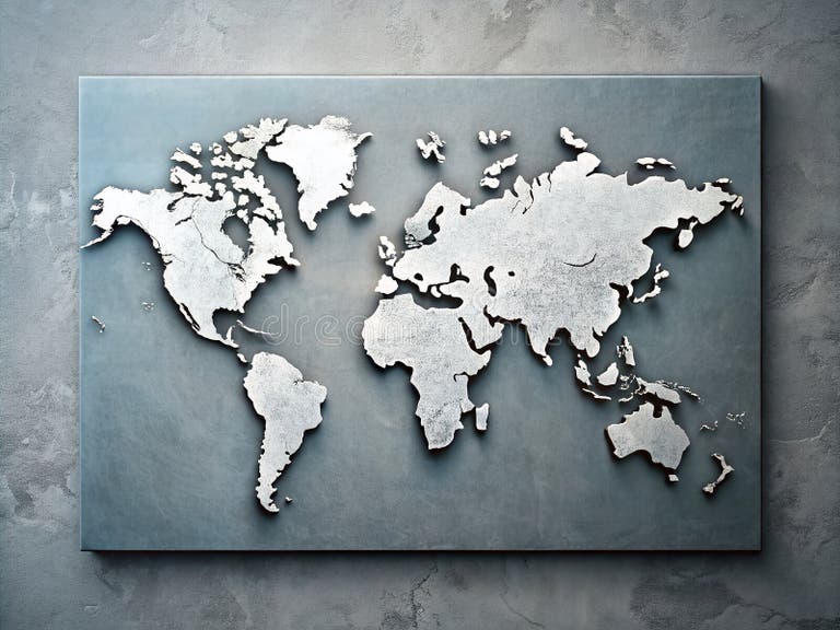Blank World Map Continents Stock Illustrations – 1,057 Blank World Map ...