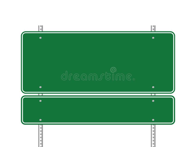 Green Road Sign Clip Art
