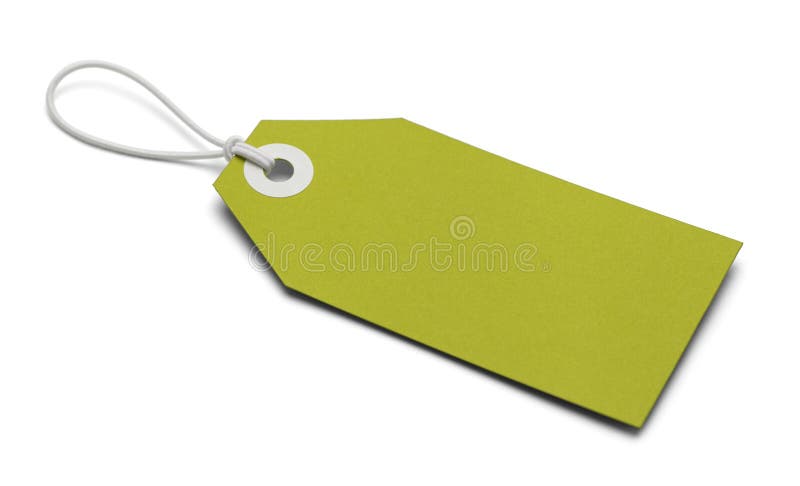 Blank Green Tag stock photo. Image of consumerism, message - 34637472