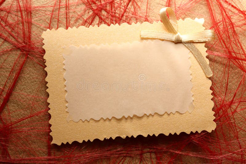 Blank greeting card stock photo. Image of holiday, ornament - 28386626
