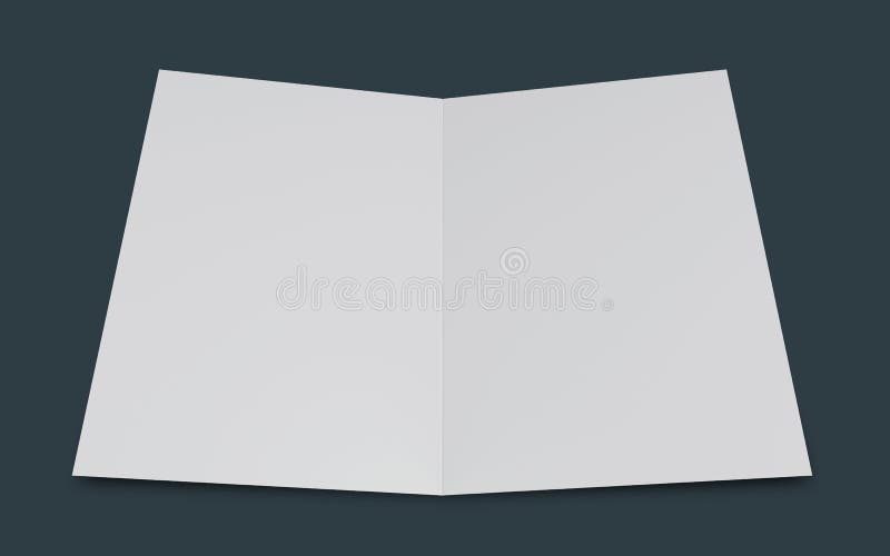 Blank greeting card stock vector. Illustration of leaflet - 44034399