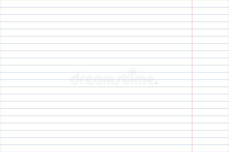Exercise Book Paper Page Lines Stock Illustrations – 563 Exercise Book ...