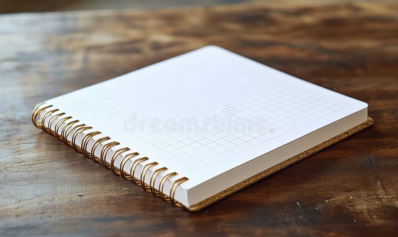 Blank Grid Notebook, Spiral Binding, Clean Design, Ideal for Notes ...