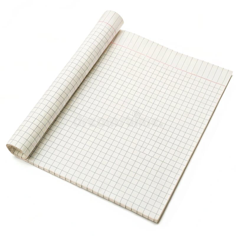 Blank Grid Paper on Transparent Background Stock Illustration ...