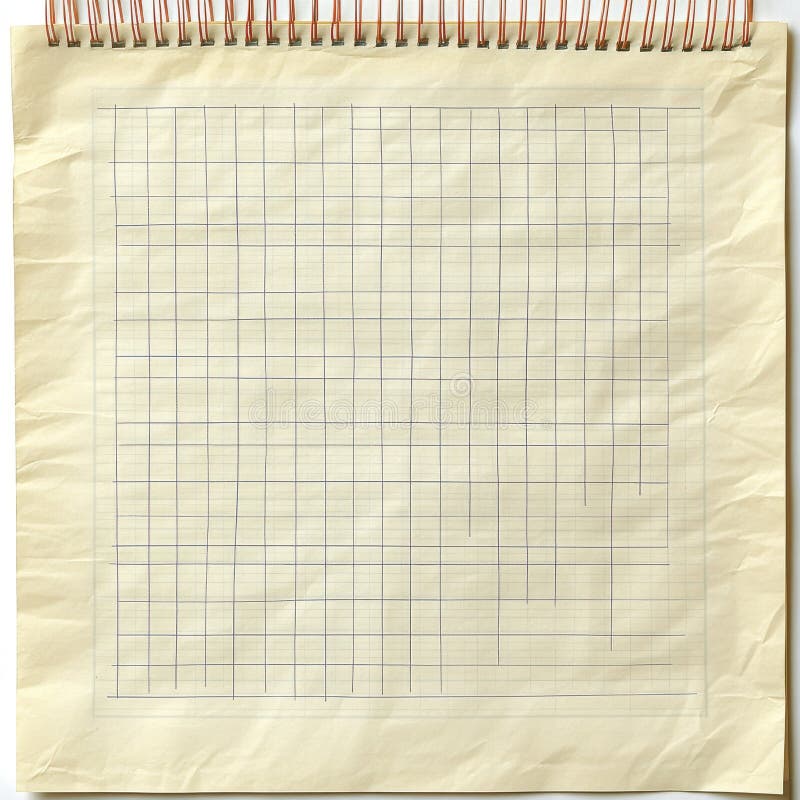 Blank Grid Paper Notebook Sheet Texture Background Design Vintage Old ...