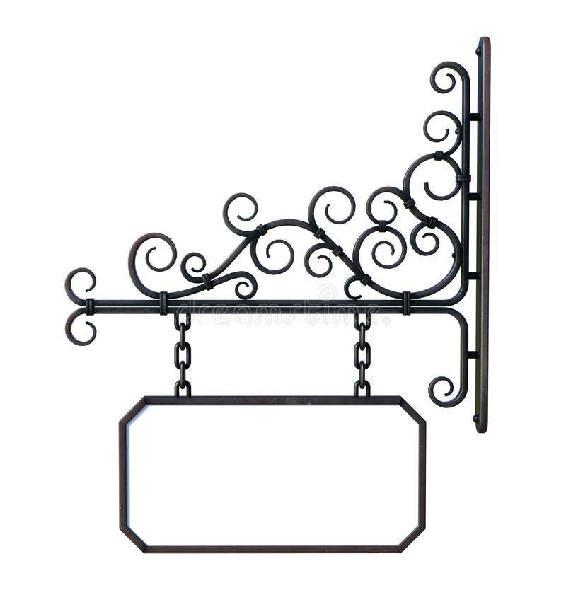 Blank Hanging Photo Frames or Poster Templates Isolated on Transparent ...