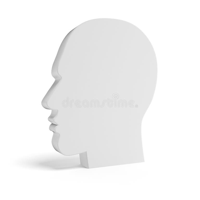 Blank Head stock illustration. Illustration of abstract - 28224210