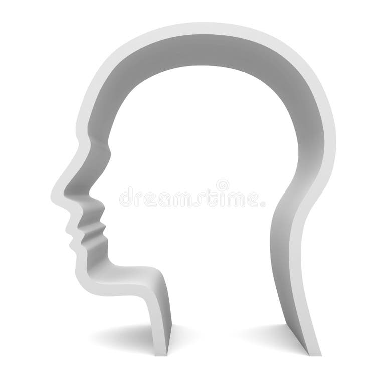 Blank Head Profile Stock Illustrations – 2,410 Blank Head Profile Stock ...