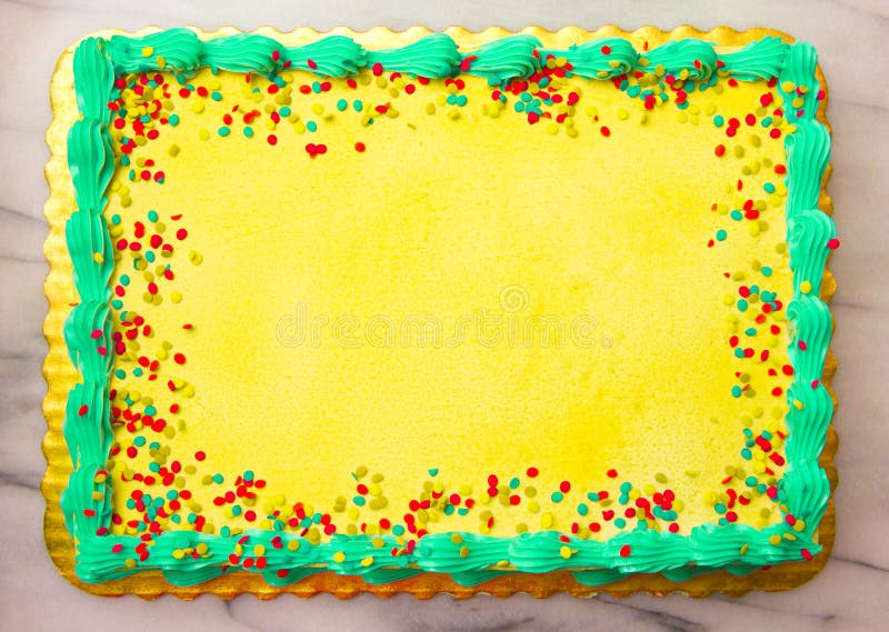 Blank Iced Cake stock image. Image of decorated, decoration - 120519613