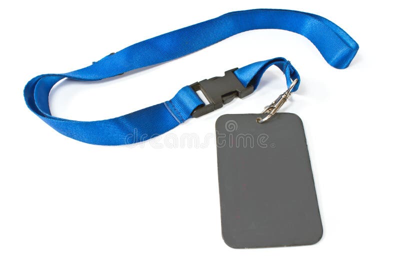 Blank ID card tag stock photo. Image of isolated, contact - 42744278