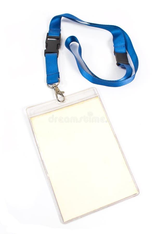 Blank ID card tag stock photo. Image of corporate, badge - 34283984