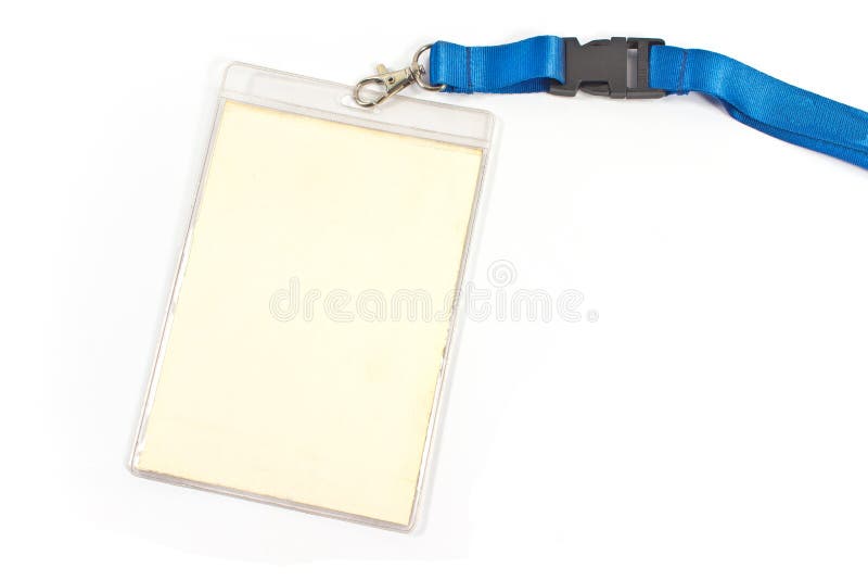 Blank ID card tag stock image. Image of business, convention - 55096881