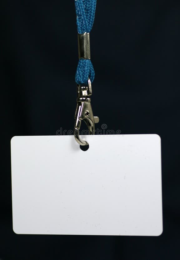 Blank ID Tag stock image. Image of isolated, badge, business - 3554297