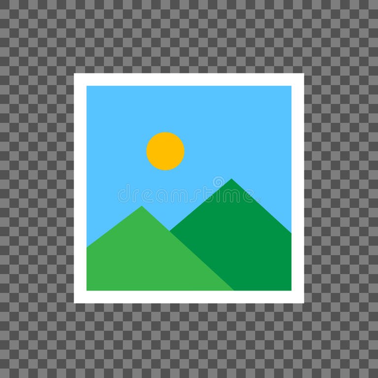 Blank Image Placeholder Icon Design. Vector Illustration. Stock Vector ...