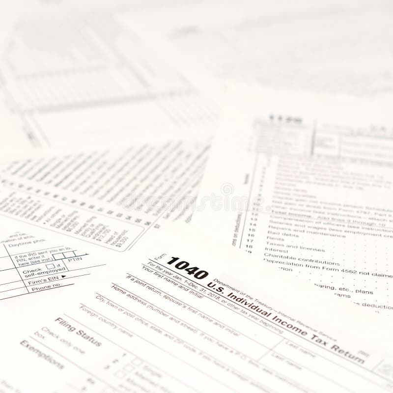 Blank Income Tax Forms. American 1040 Individual Income Tax Return Form ...