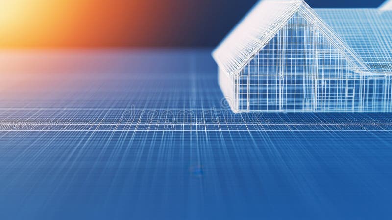 Blank Infographics Concept. Blueprint Style Blank Infographic with ...