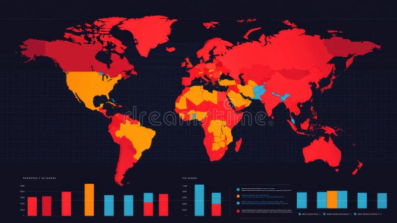 Blank Infographics Concept. Comprehensive Global Data Visualization ...