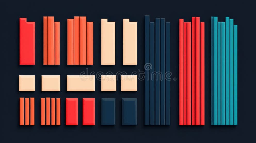 Blank Infographics Concept. Flat Style Blank Infographic Template with ...