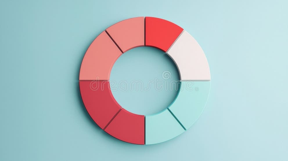 Blank Infographics Concept. Minimal Blank Circular Infographic with ...