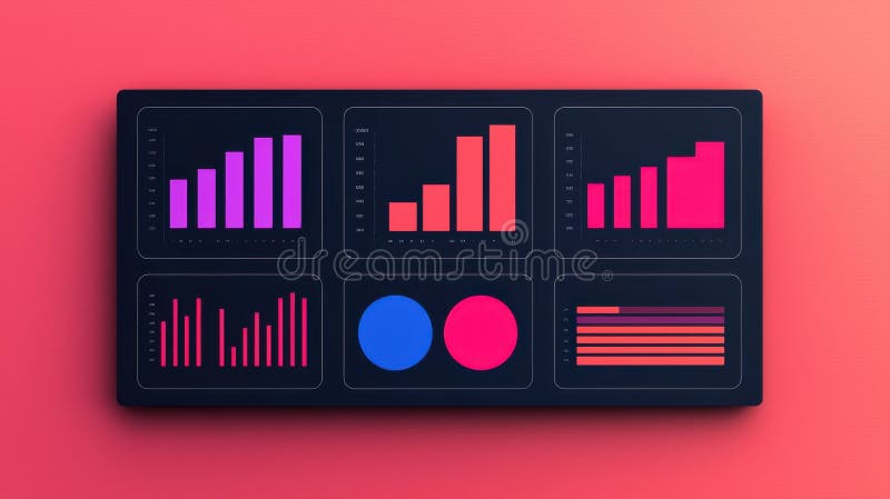 Blank Infographics Concept. Minimalist Data Visualization Dashboard ...