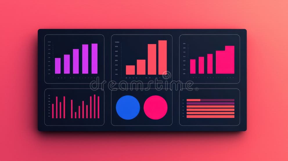 Blank Infographics Concept. Minimalist Data Visualization Dashboard ...