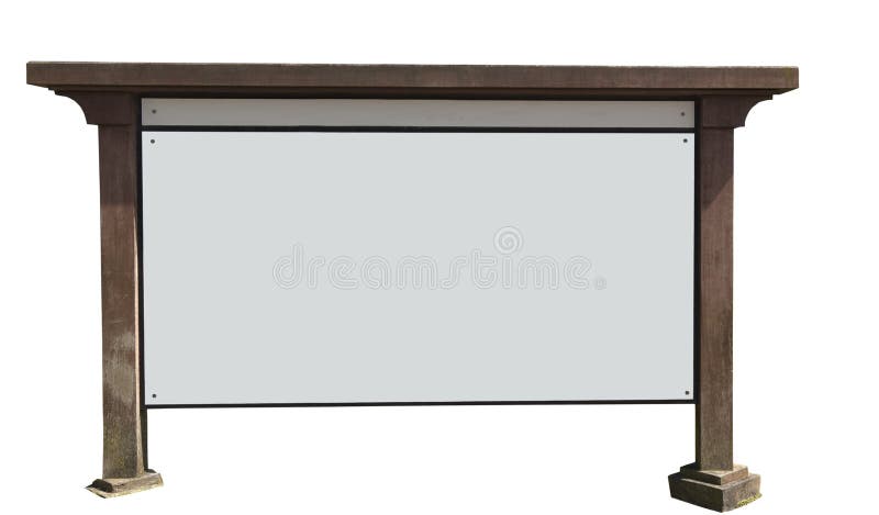 Blank Information Board stock image. Image of signage - 85576315