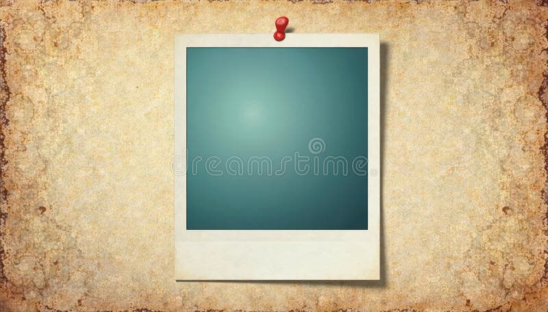 Blank Instant Photo Frame, Aged Paper Texture , Photography, Paper ...