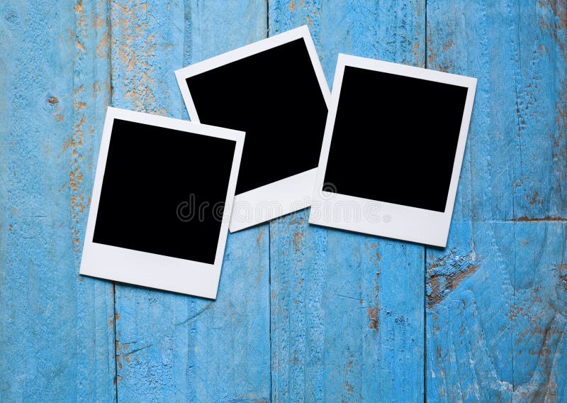 Blank instant photo stock photo. Image of message, frame - 52119232