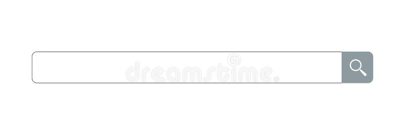 Empty Search Bar and Button Stock Vector - Illustration of empty ...