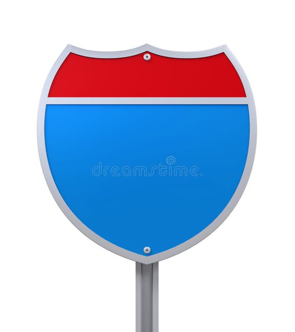 Blank Interstate Sign Stock Illustrations – 217 Blank Interstate Sign ...