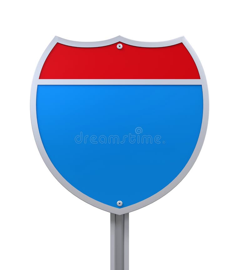 Blank Interstate Sign Stock Illustrations – 217 Blank Interstate Sign ...