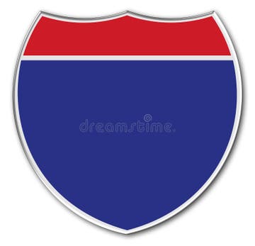 Blank Interstate Sign Stock Illustrations – 224 Blank Interstate Sign ...