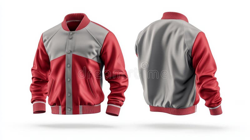Blank Varsity Jacket Template Stock Photos - Free & Royalty-Free Stock ...