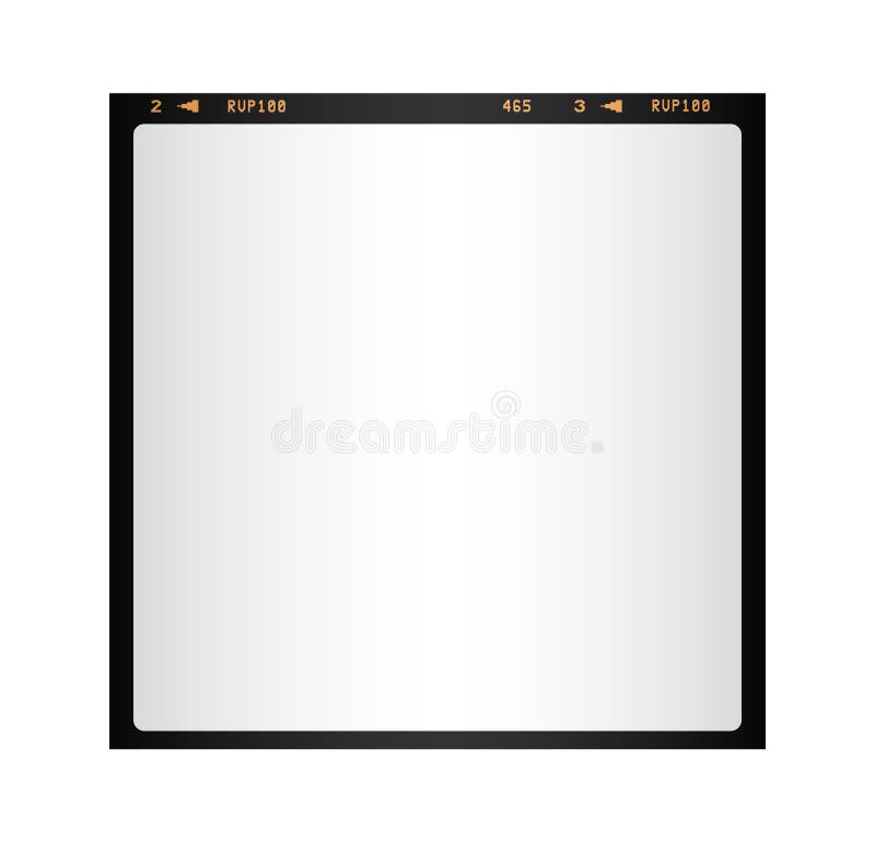 Blank Slide 35mm stock illustration. Illustration of blank - 142508