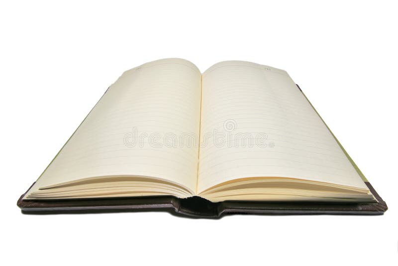 Blank Journal stock photo. Image of open, white, grunge - 7573854