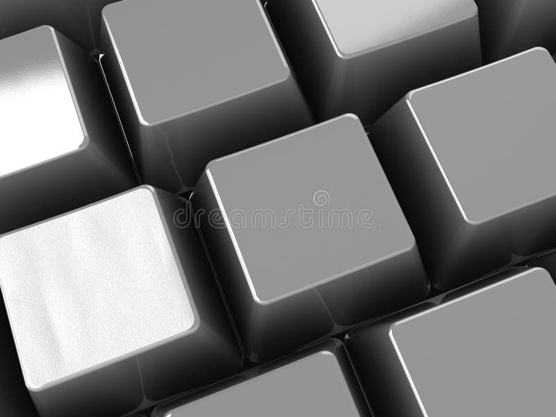 Blank Pc Keyboard Icon Illustration Typing Writing Equipment Stock ...