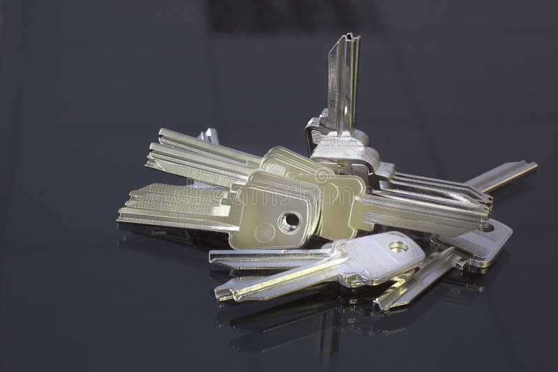Blank keys for cutting stock photo. Image of sharp, store - 55242044