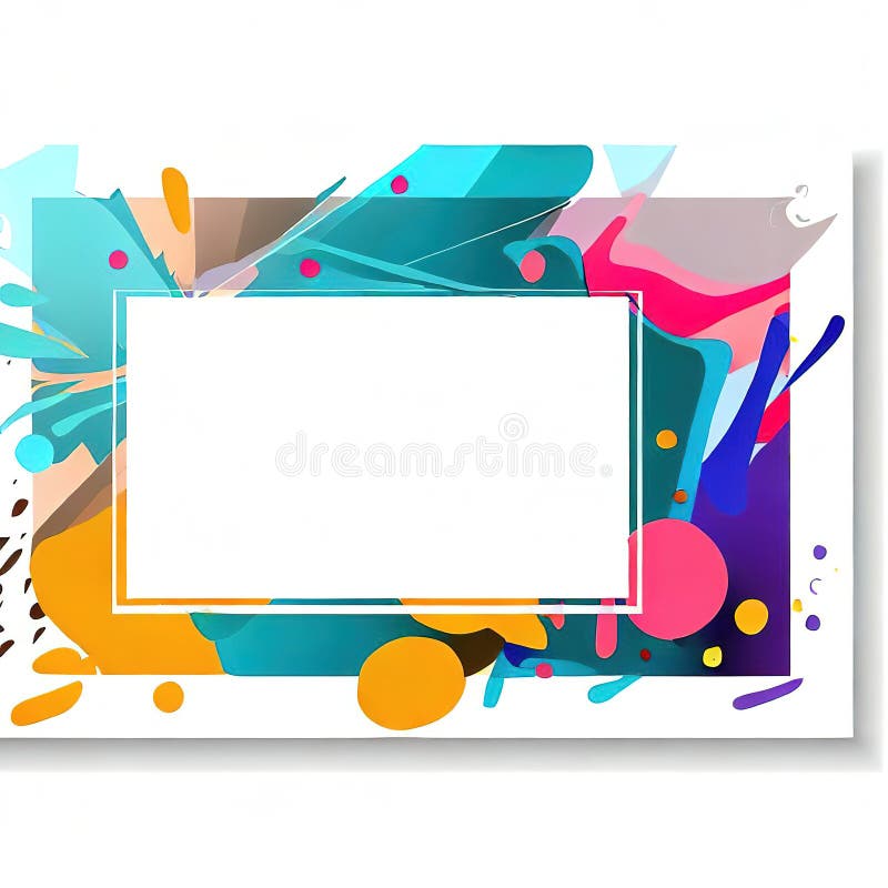 Blank Label,Abstract Vector Packaging Design Layouts,colorful Splashes ...