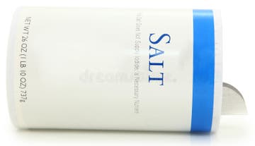 Blank Label Bottle of Salt on Side Stock Image - Image of cutout, pound ...