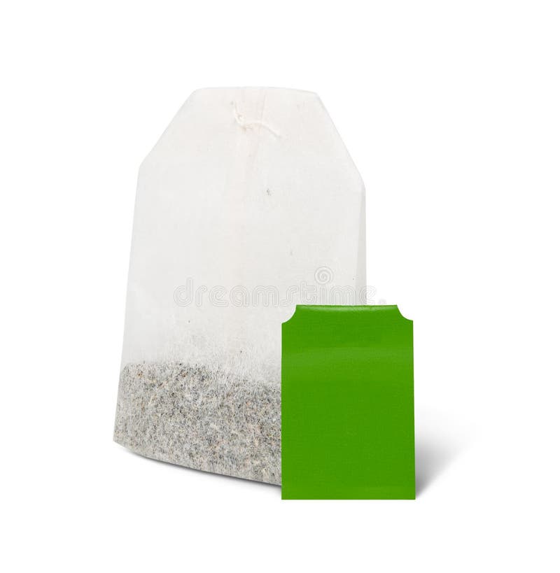 Blank label with tea bag stock image. Image of blank - 29061271