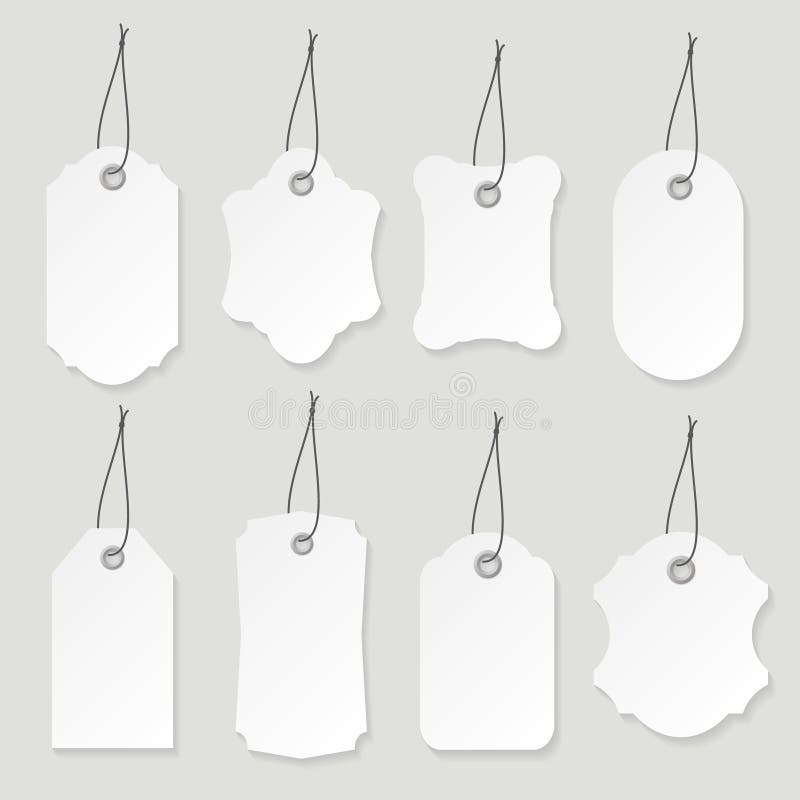 Blank labels set. stock vector. Illustration of packaging - 76340970