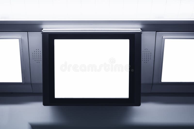 Blank Lcd Screen Light Box Template Display Commercial Ads Stock Photo ...