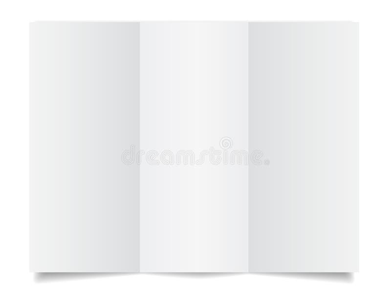 Blank Leaflet Vector Design Stock Vector - Illustration of flyer ...