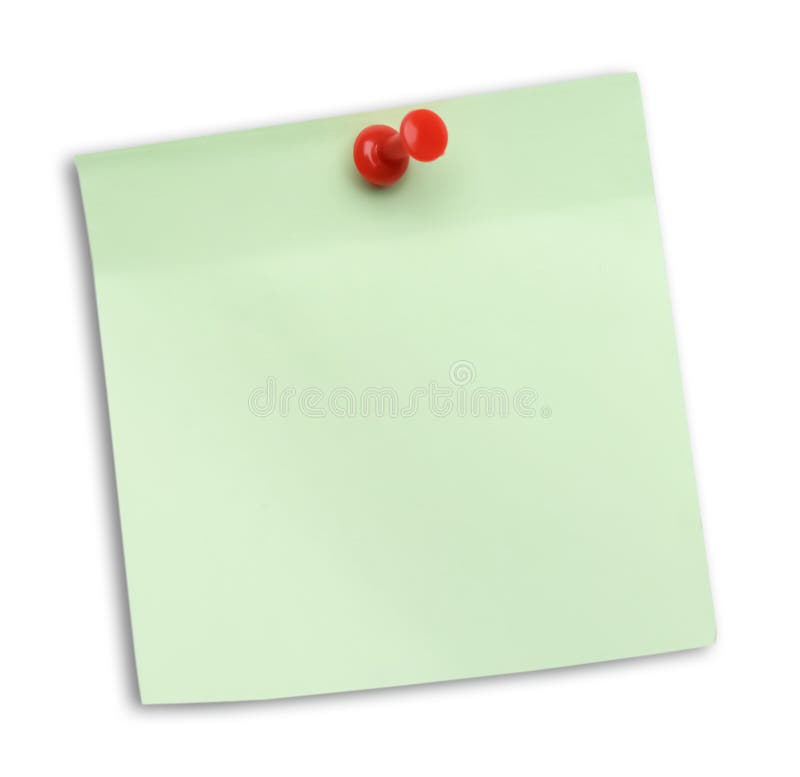 Blank Light Green Sticky Note on Background, Top View Stock Image ...