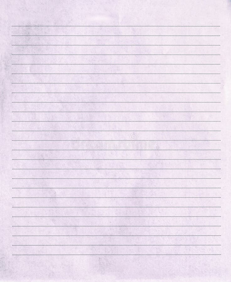 Blank Lined Dirty Paper Background, Empty White Paper Stock Image ...