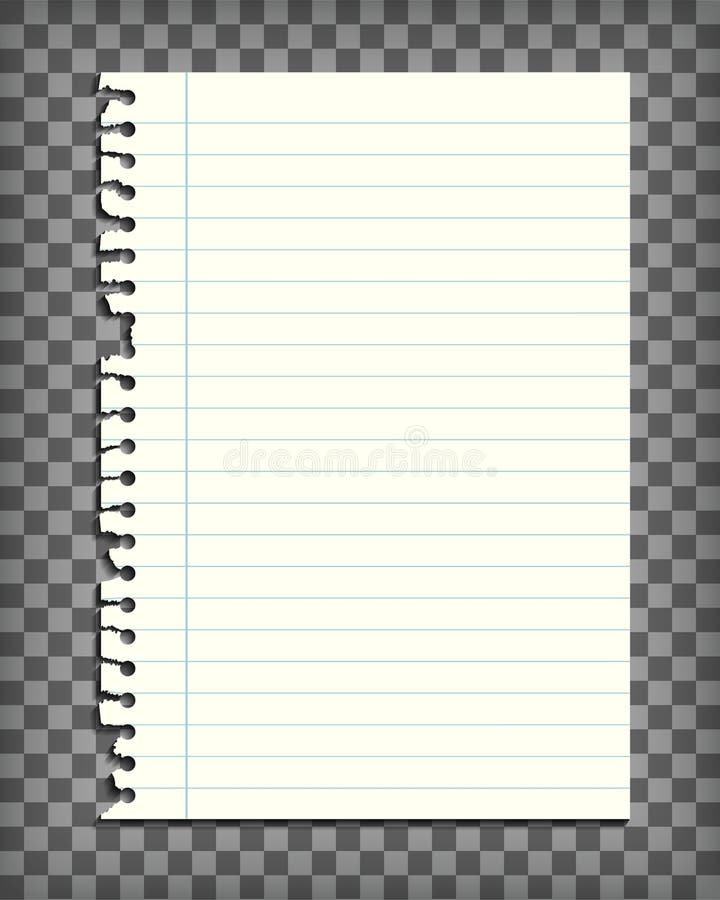 Note Paper Sheet with Squares Stock Vector - Illustration of grid ...