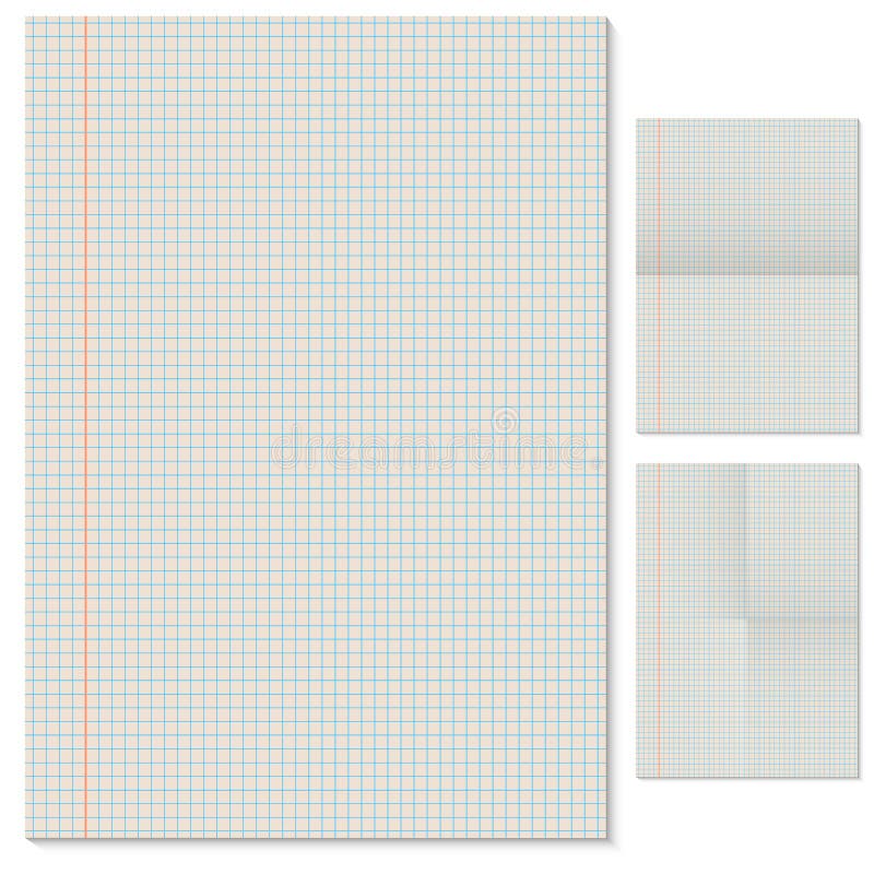 Blank lined page template stock vector. Illustration of notice - 42175676